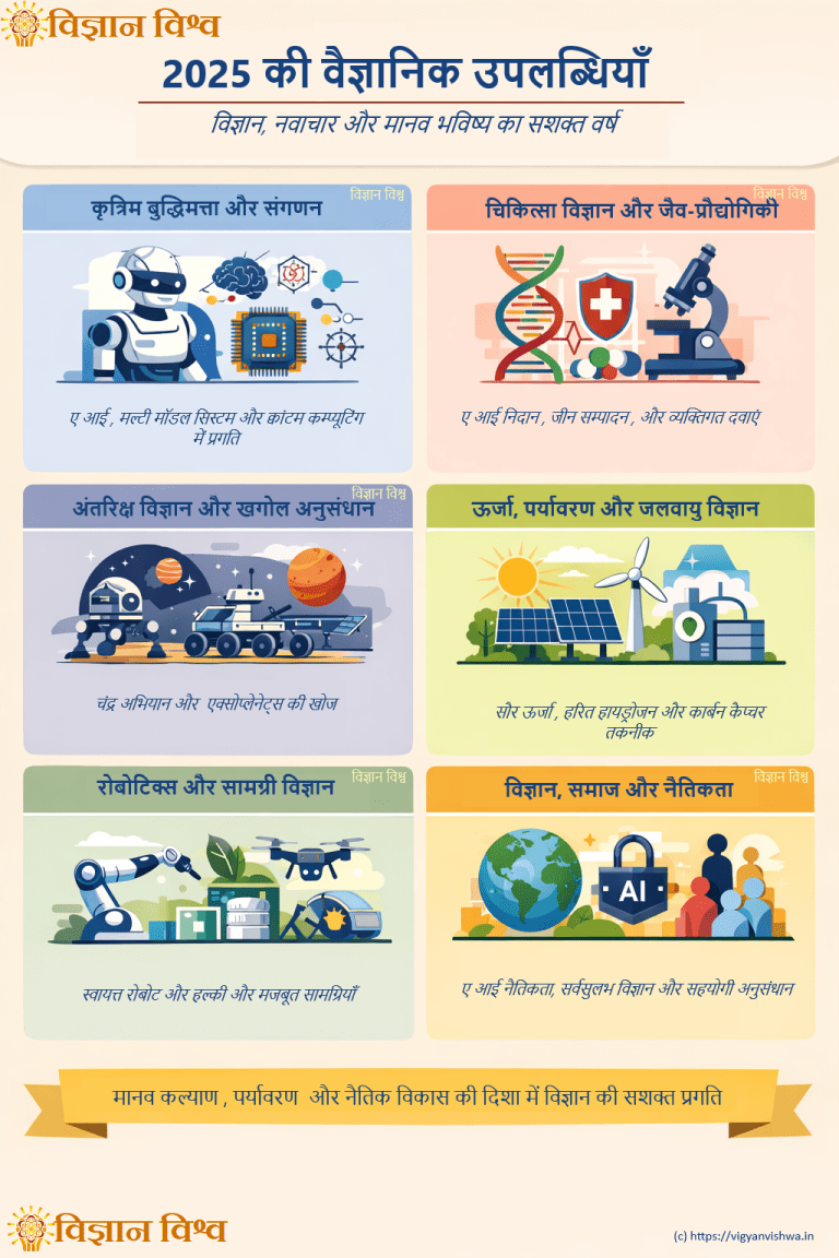 2025 की वैज्ञानिक उपलब्धियाँ – विज्ञान विश्व